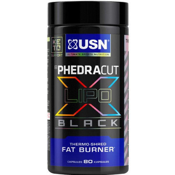 Купить Жиросжигатель USN Phedracut Lipo X Black 80 капсул производства ...